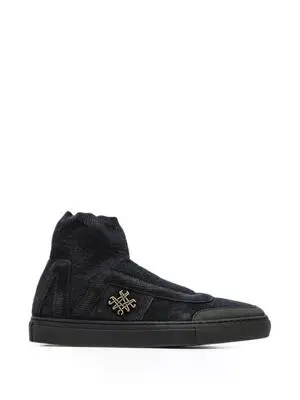 Mr & Mrs Italy Suede Panelled Sneakers - Blue