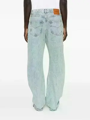 Vetements Logo-print Loose-fit Jeans