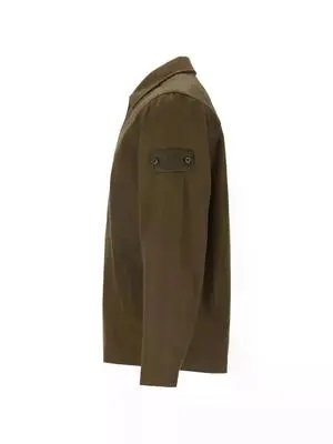 Stone Island 1200020 Wool Nylon Flannel_s.i. Ghost Overshirt