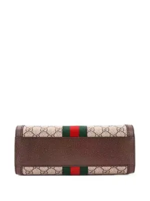 Gucci Ophidia Top Handle Gg Coated Canvas Small Tote Bag