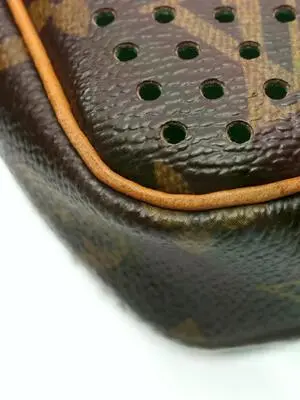 LOUIS VUITTON 2006 Perfo Pochette Monogram Canvas Tote Bag