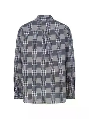 ERL Check-pattern Shirt - Blue