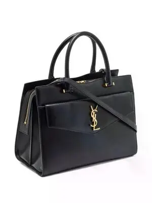 Saint Laurent Medium Uptown Leather Tote Bag