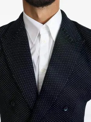 Dolce & Gabbana Polka-dot Double-breasted Blazer