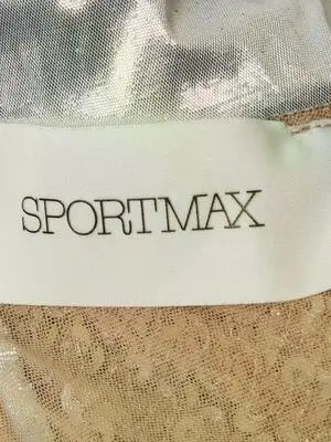 Sportmax Sequinned Open-back Maxi Dress