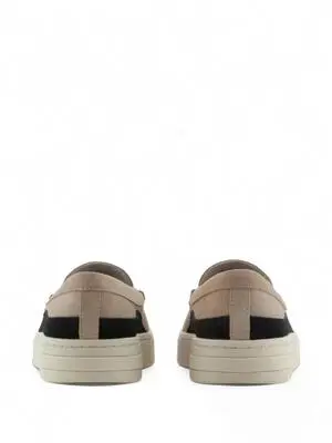 Armani Exchange Suede Slip-on Sneakers