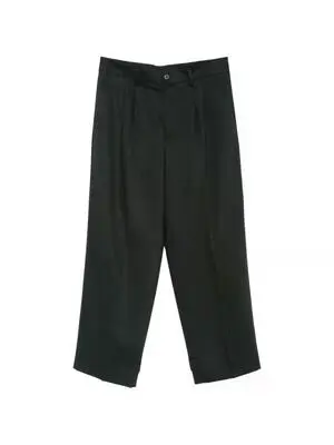 COSTUMEIN Pleated Button-cuff Trousers - Green