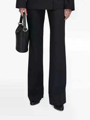JOSEPH Morissey Wool Trousers - Black