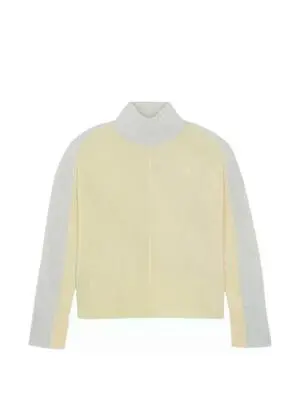 KUJTEN Angel Two-tone Ribbed-trim Sweater - Yellow