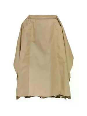 Vetements Cotton Midi Skirt - Neutrals