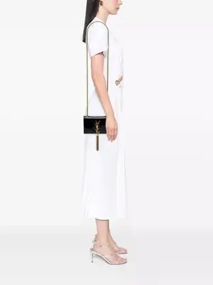 Saint Laurent 2014 Small Patent Monogram Kate Tassel Crossbody Bag