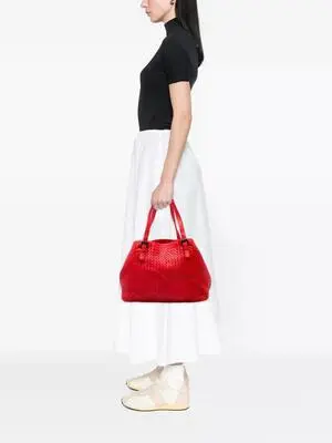 Bottega Veneta 2012-2017 Medium Nappa Intrecciato Cesta Tote Bag