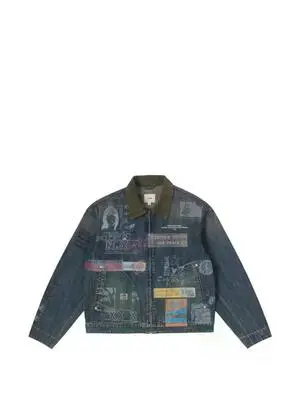 BLDG4 Graphic-print Denim Jacket