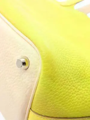 Hermès 2020 Pm Picotin Lock Kazak Tote Bag Yellow