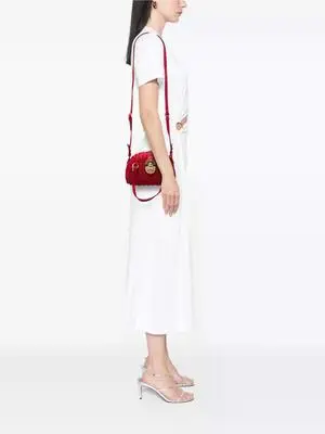 Miu Miu 2010-2026 Wicker Rattan Satchel - Red