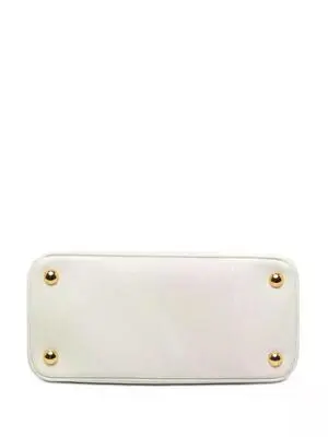 Prada 2010-2026 Small Saffiano Galleria Double Zip Satchel