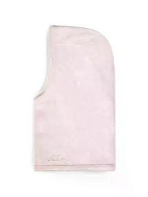 Chloé Logo-embroidered Knit Balaclava - Pink