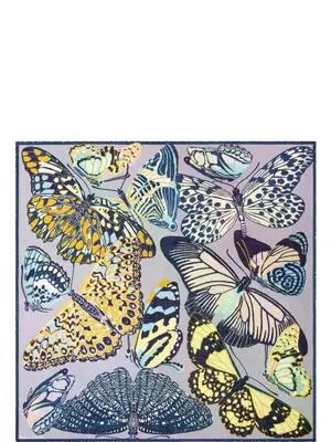INOUI EDITIONS Butterfly-print Square Scarf
