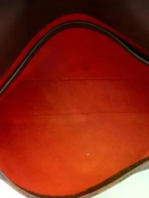 LOUIS VUITTON 2003 Damier Ebene Musette Tango Long Strap Crossbody Bag
