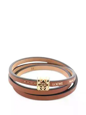 LOEWE 2010s Anagram Twist Bangle Bracelet