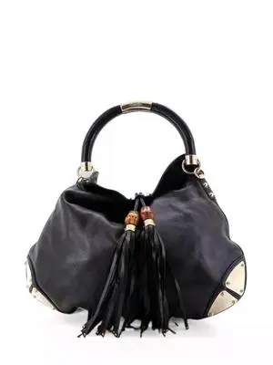 Gucci Indy Leather Medium Hobo Bag