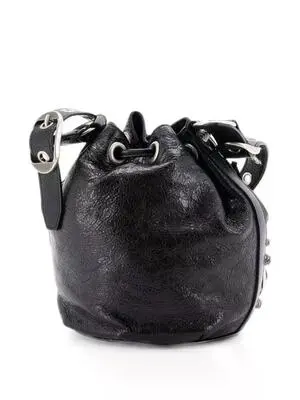 Balenciaga Le Cagole Giant Studs Leather Xs Bucket Bag
