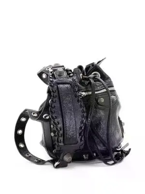 Balenciaga Le Cagole Giant Studs Leather Xs Bucket Bag