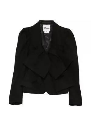 Noir Kei Ninomiya Bow-embellished Jacket - Black
