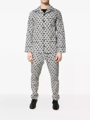 Dolce & Gabbana Monogram-print Pajamas - Black