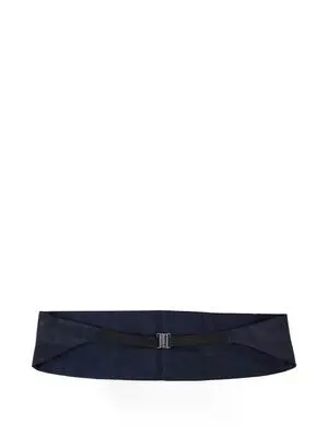 Caruso Silk Pleated Cummerbund - Blue