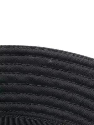 Prada 2010s Re-nylon Logo Plate Bucket Hat