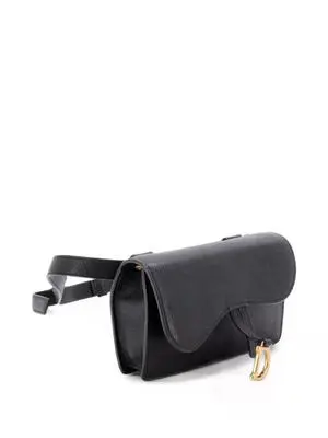 Dior Saddle Rectangular Leather Belt Bag