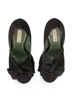 Marc Jacobs Bow-detail Open-toe Pumps