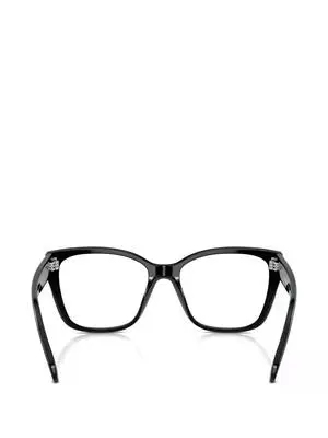 SWAROVSKI Crystal-embellished Cat-eye Frame Glasses - Black