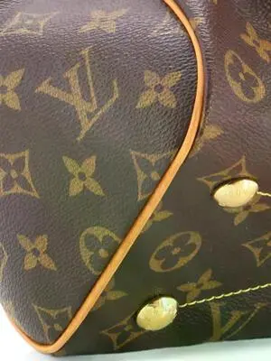 LOUIS VUITTON Tivoli Handbag Monogram Canvas Pm Satchel - Brown