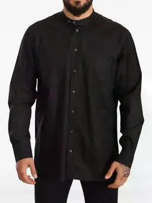 Dolce & Gabbana Mandarin-collar Long-sleeves Shirt - Black