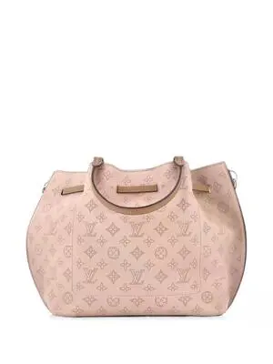 LOUIS VUITTON Girolata Handbag Mahina Leather Tote Bag