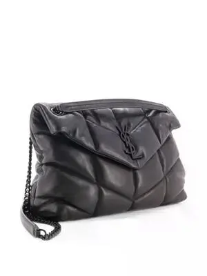 Saint Laurent Loulou Puffer Quilted Leather Medium Shoulder Bag