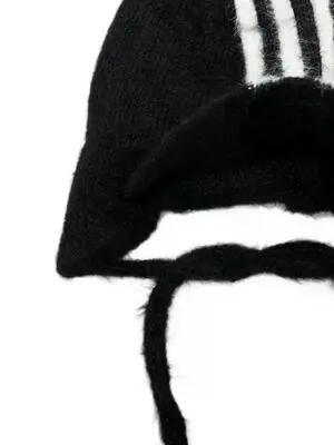 Y3 Stripe-detail Trapper Hat