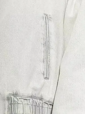 JIL SANDER Insulated Denim Jacket With Stand Collar