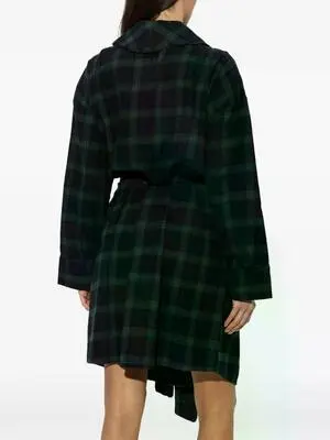 Polo Ralph Lauren Plaid-print Cotton Robe