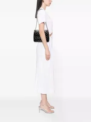 Valentino Garavani 2000-2017 Medium Patent Rockstud Spike Satchel