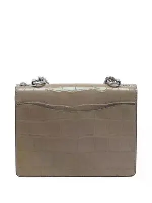Prada Klare Croc-embossed Shoulder Bag
