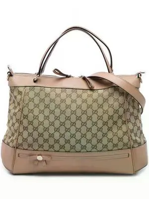 Gucci 2016-2026 Gg Canvas Mayfair Satchel - Neutrals