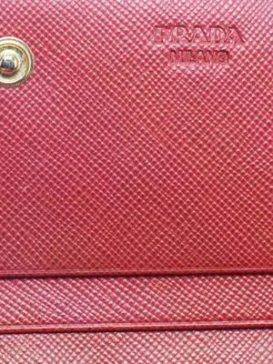 Prada Fiocco Bow-detail Leather Wallet
