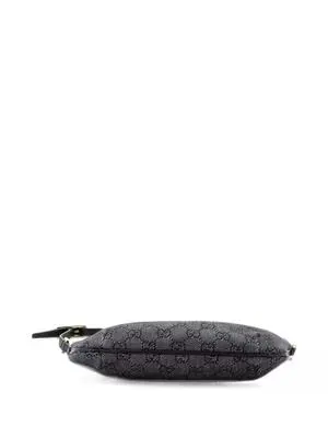 Gucci Vintage Pochette Shoulder Bag Gg Canvas Small Hobo Bag