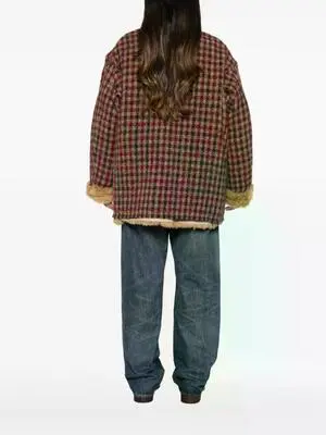 R13 Reversible Check-pattern Coats