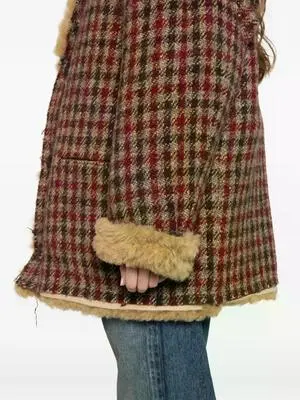 R13 Reversible Check-pattern Coats