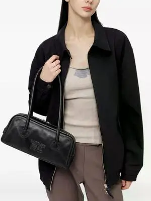 MARGESHERWOOD Soft Boston Ew Shoulder Bag - Black