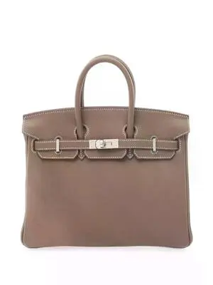 Hermès 25 Birkin Togo Tote Bag - Brown